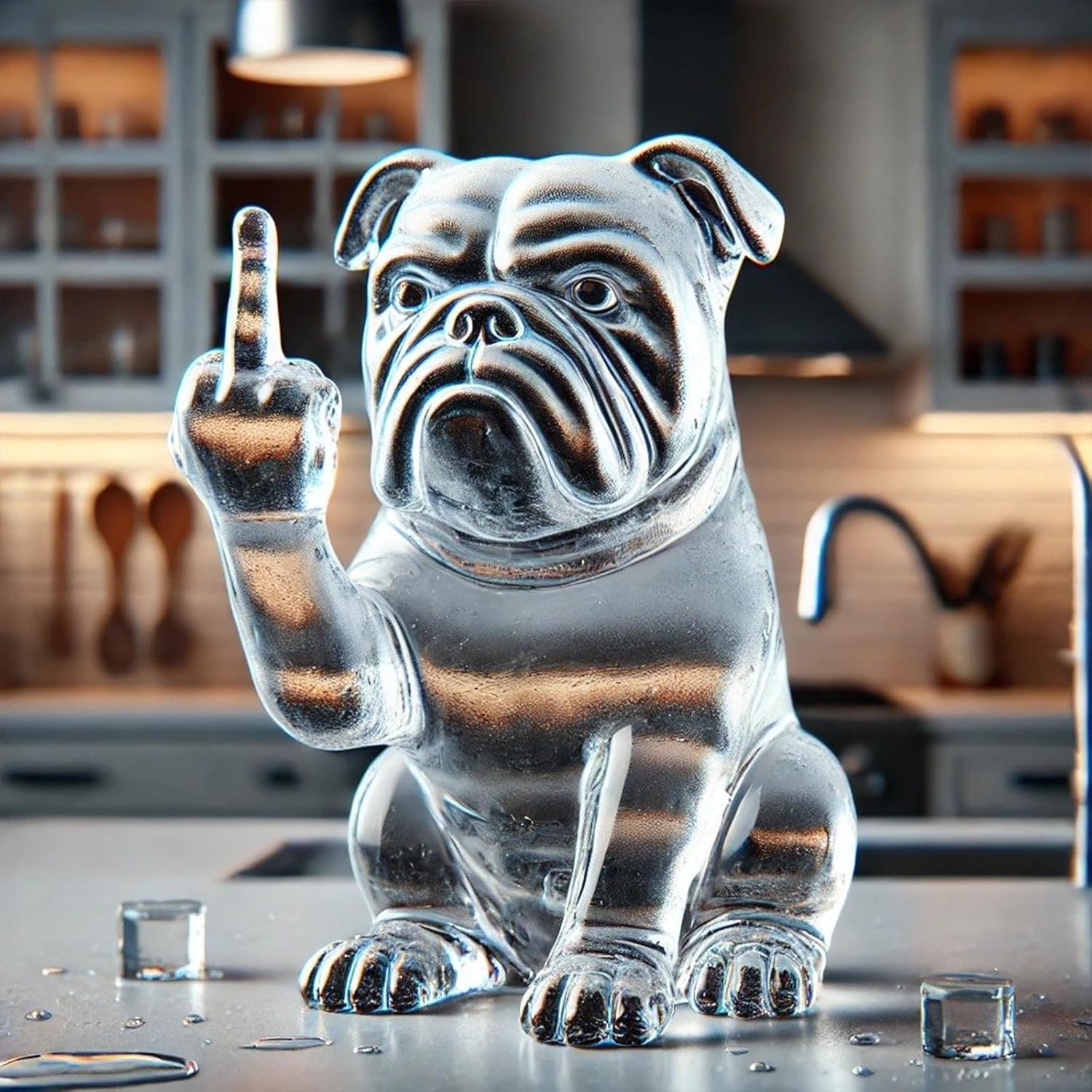 Funny Middle Finger Ice Mold – BckMall